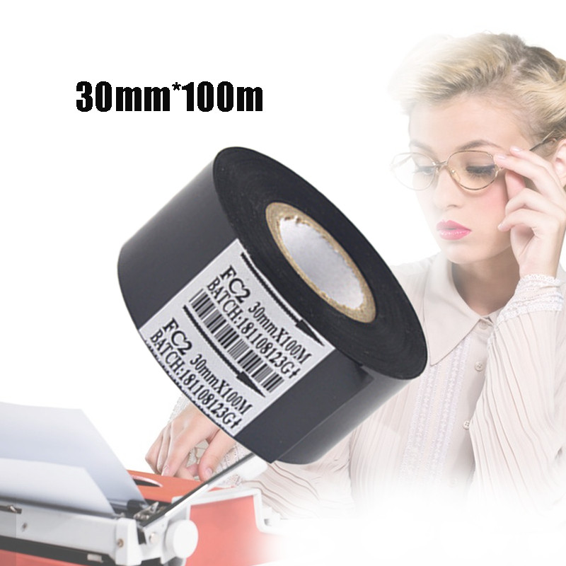 30mmx100m Hot Foil Ribbon Thermal Ribbon For DY8 HP241B Coding Machine ...
