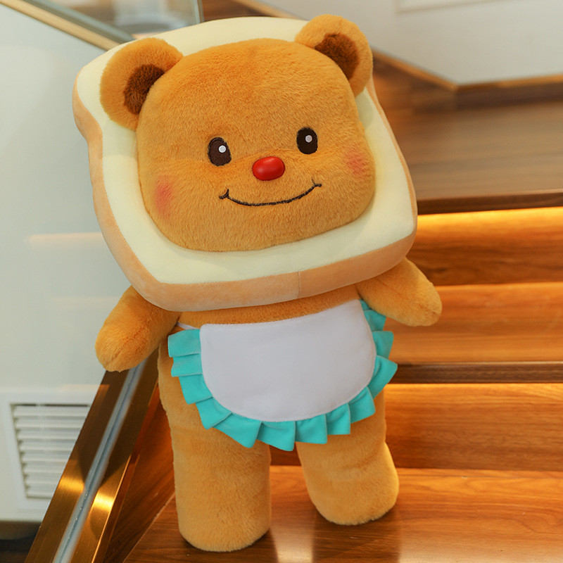 Toast Bread Butter Bear Plush Toy Detachable Doll Children Doll Cute ...