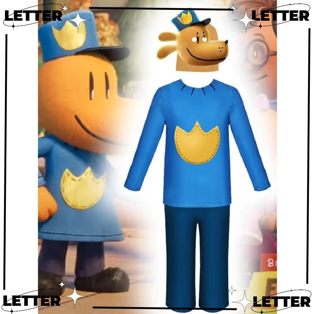 LETTER Dog Man Cosplay Costume, Polyester Cartoon Characters Movie Role ...