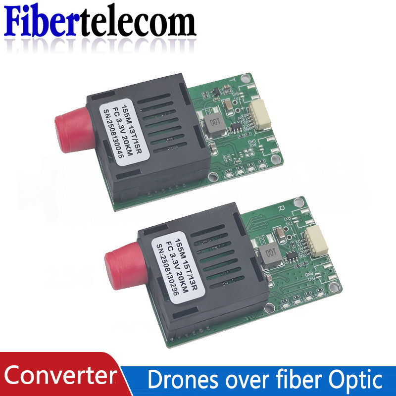 Analog Video TTL over Fiber optic Optical fiber transmitters dedicated to drones optical fiber ...