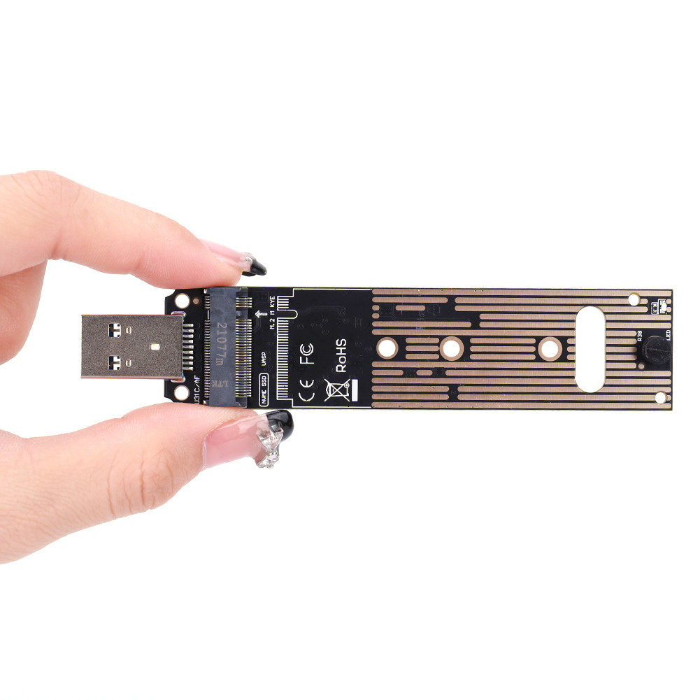 M.2 NVME Hard Disk Converter 10Gbps Gen 2 SSD Converter Plug and Play ...