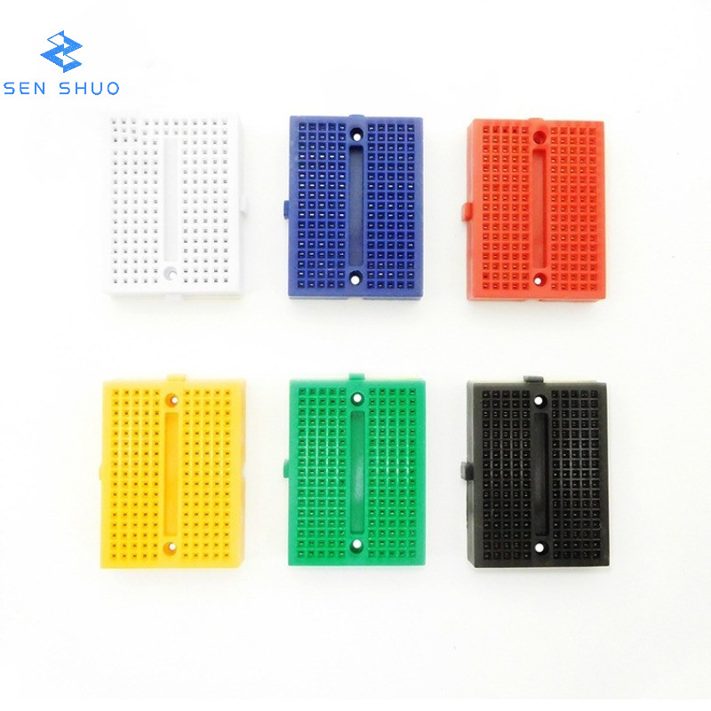 SYB-170 mini Breadboard mini Experiment Board Color Stitchable 35x47x8 ...