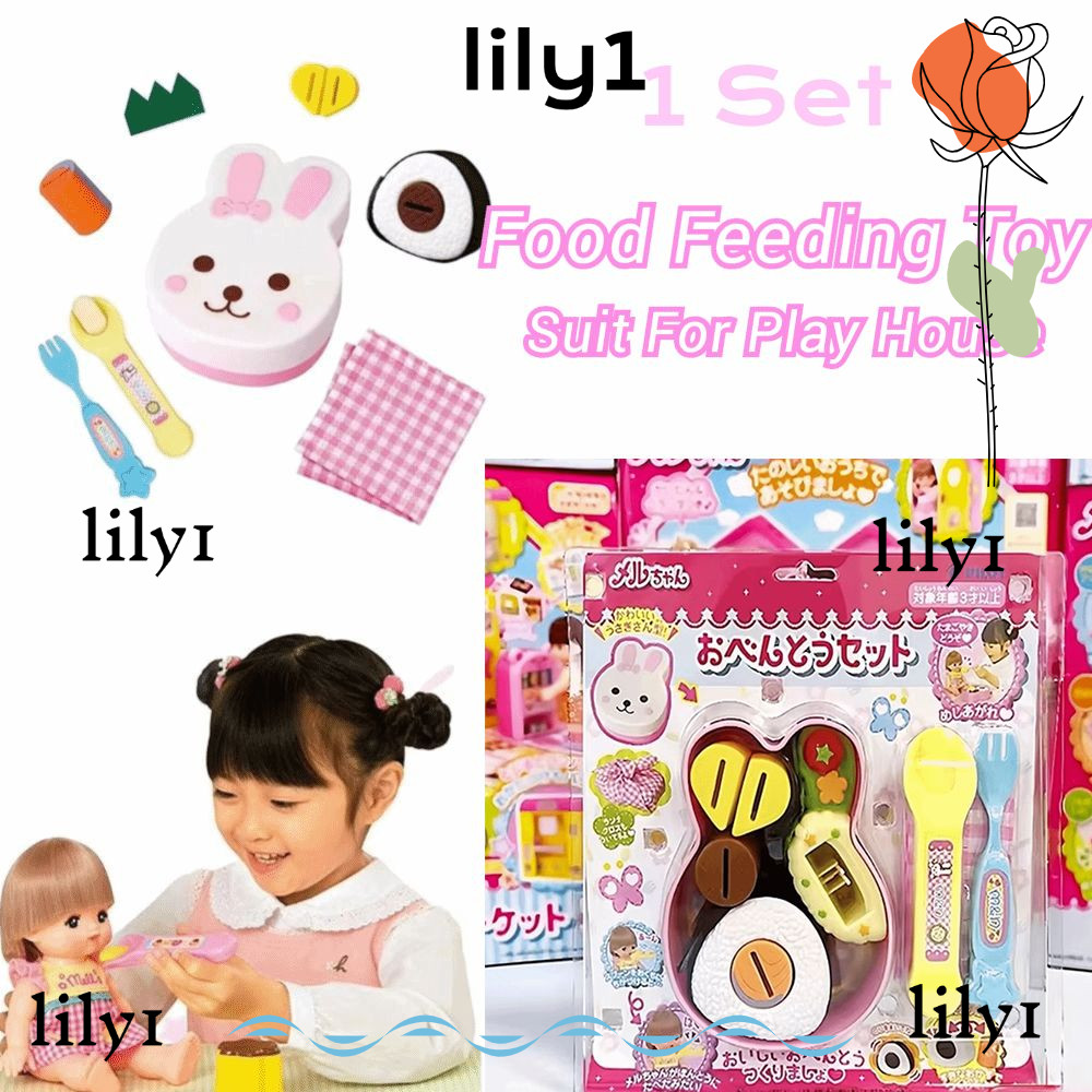 LILY Food Feeding Toy, Portable Japanese Simulation Food Toy, Kawaii ...