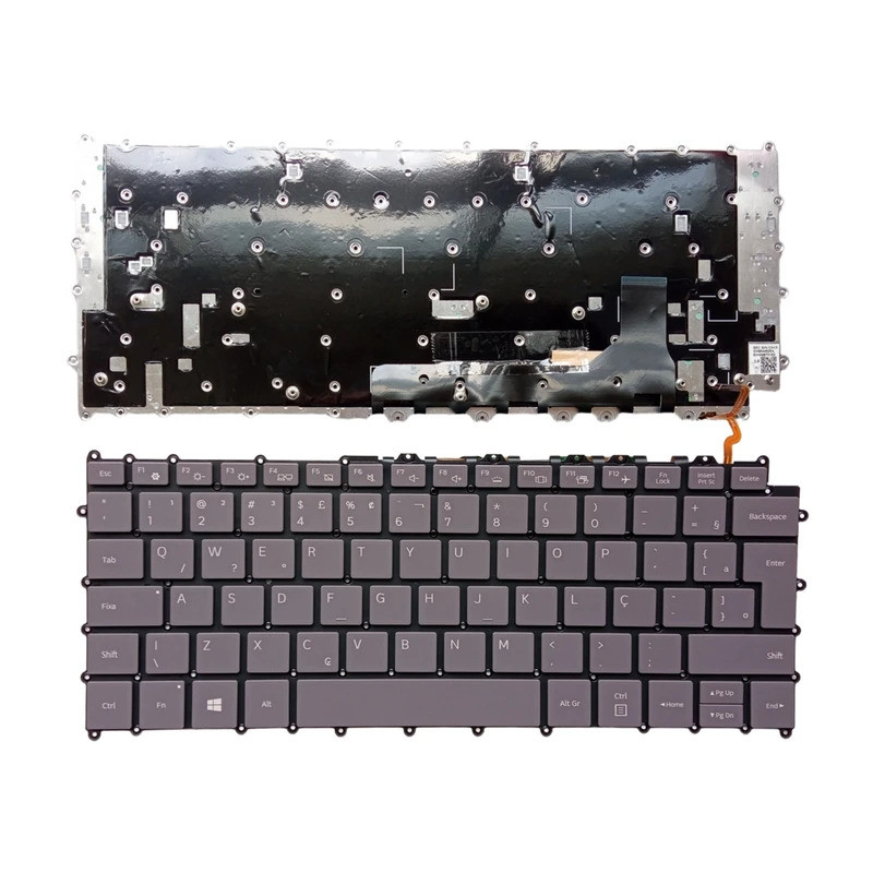New Brazil Language Backlit Keyboard For Samsung Galaxy Book S NP767 ...