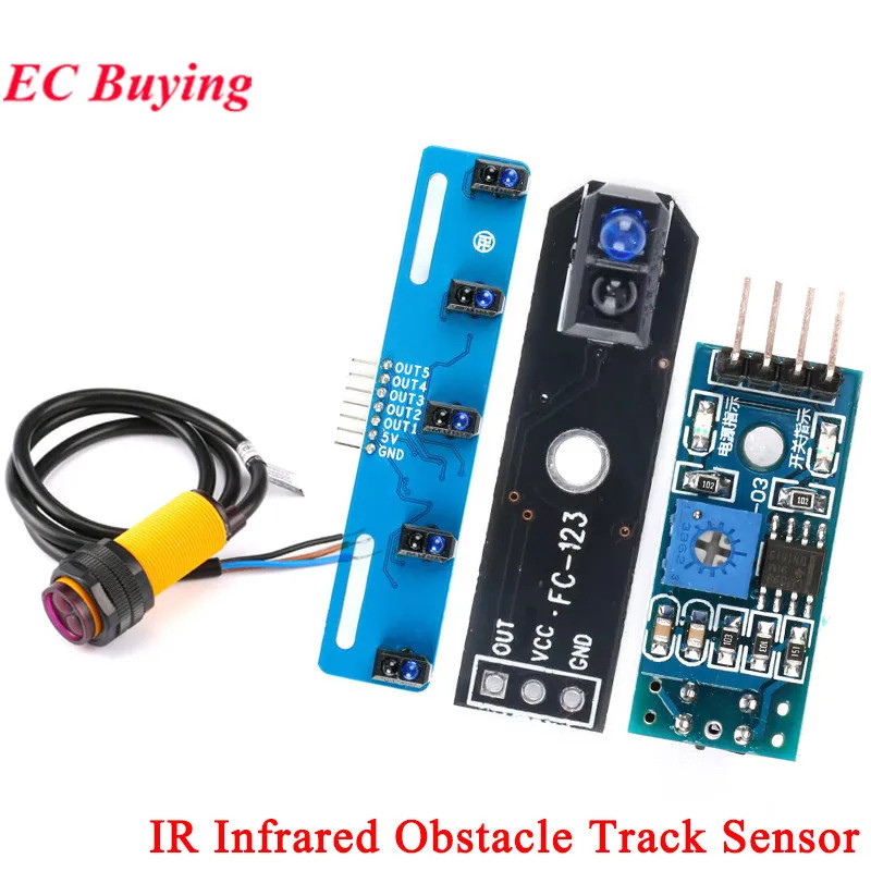 TCRT5000 TCRT5000L Reflective IR Infrared Obstacle Optical Sensor ...