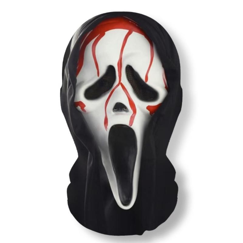 ⚡️24H Ship⚡️Marbit Halloween Ghost Face 3D Mask Balaclava Full Face ...