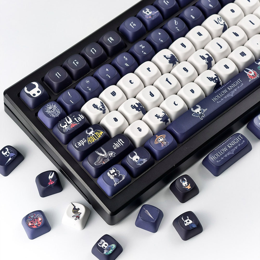 Hollow Knight Keycaps MOA Profile 130 Keys PBT Dye Sublimation Aula F75 ...