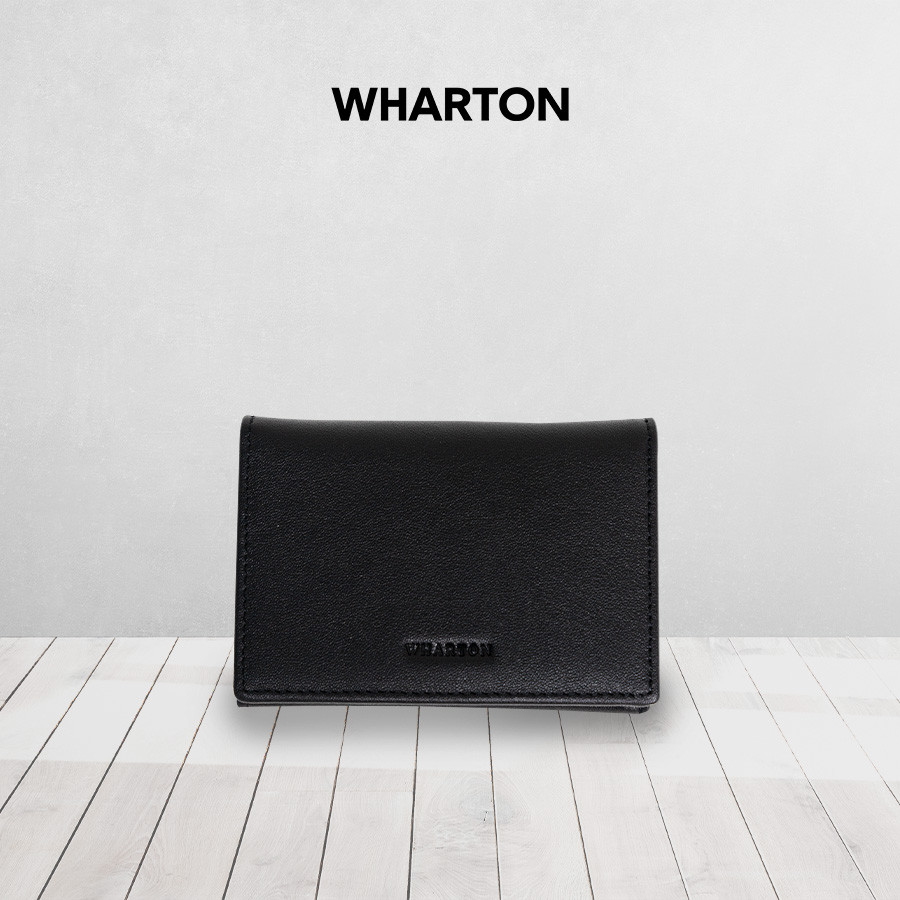 Wharton Small Genuine Leather Card Holder – Compact Wallet with Card ...