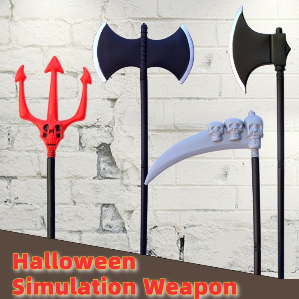 New Halloween Simulation Weapon Children's Toys Death God's Scythe Axe ...