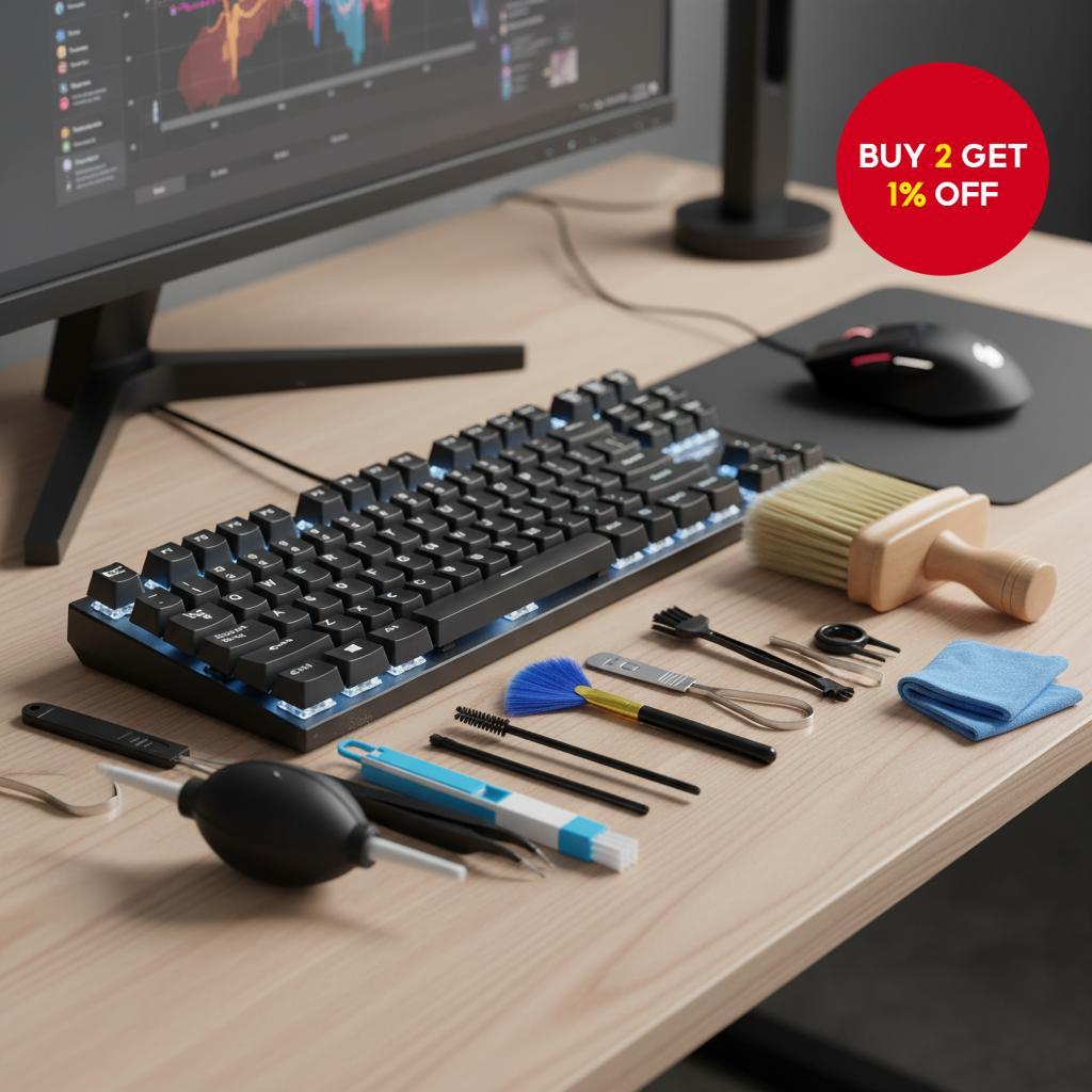 Mechanical Keyboard Cleaning Kit for PC and Computer Keyboards, Mobile ...
