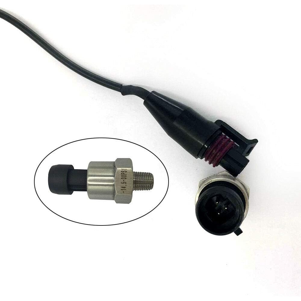 Vacuum Pressure Transducer Sender Sensor Fit for Air Water Oil Fuel 1/8 ...