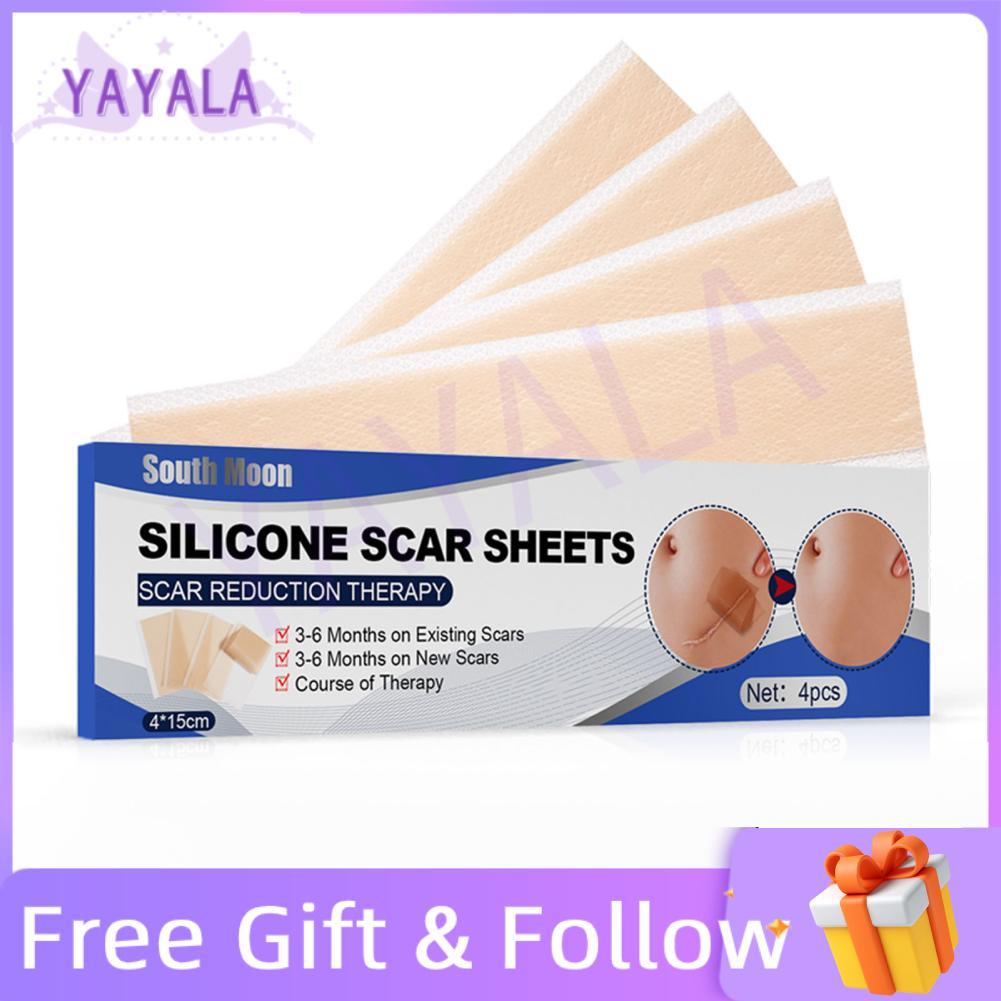 Yayala Scar Removal Sheets Silicone 4pcs Restore Delicate Skin Easily ...