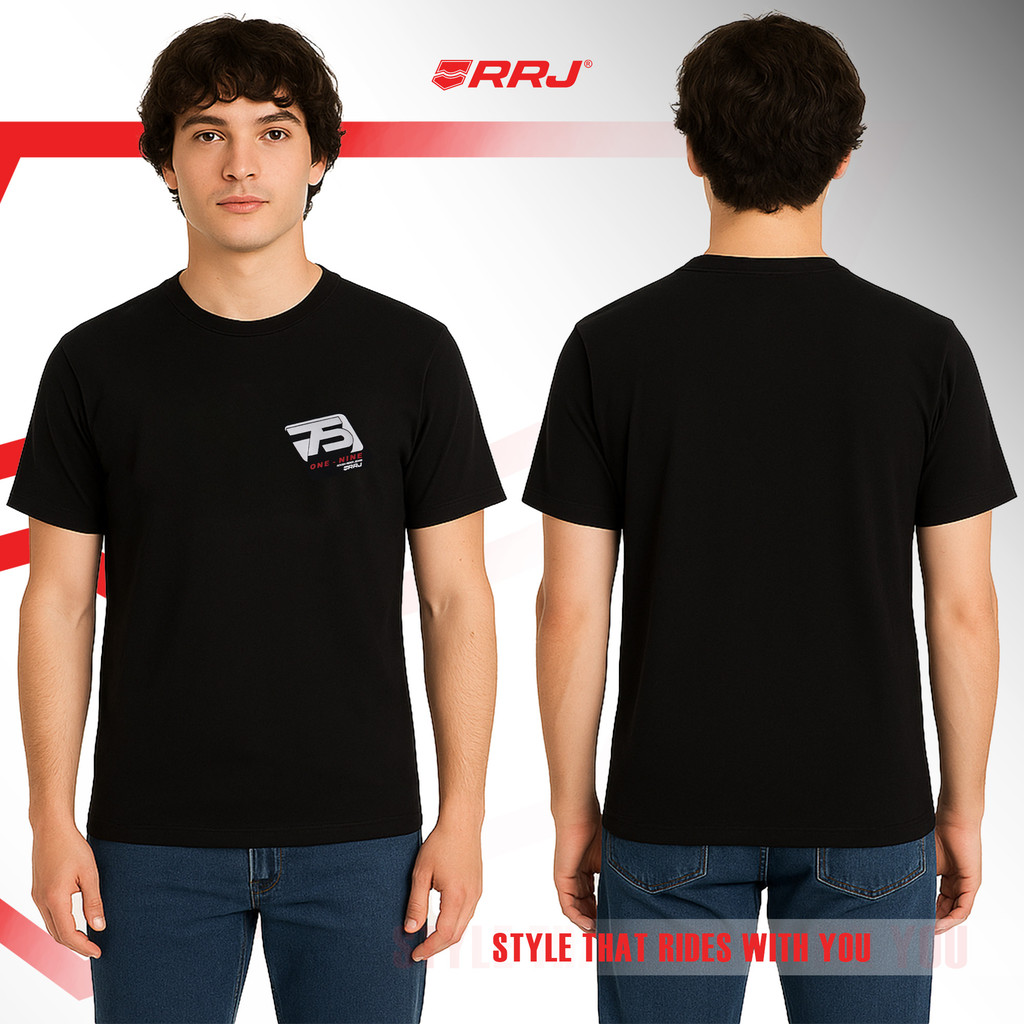 RRJ Men's Basic Tees Semibody Fitting 184713-U (Black) | Shopee Philippines