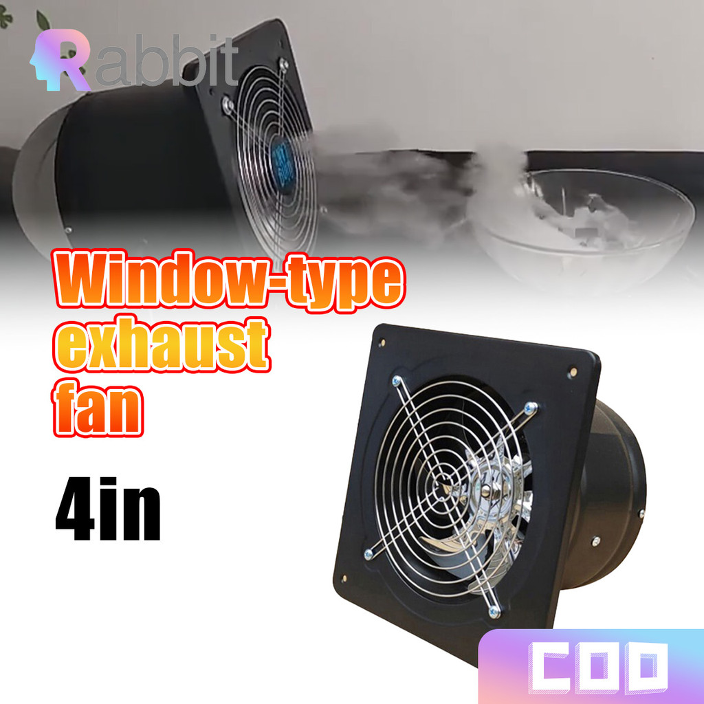 1Set General Exhaust fan 4inch,Indoor ventilation exhaust fan, Window ...
