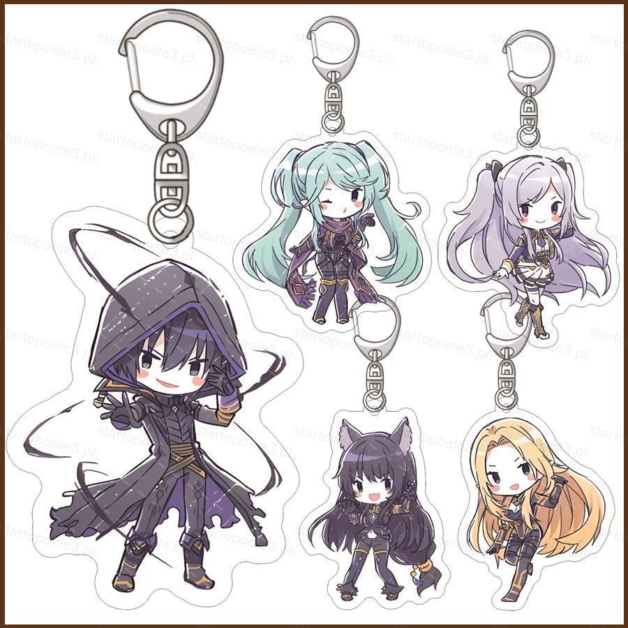 ST3 The Eminence in Shadow Keychain Anime Keyring Acrylic Cute Cartoon ...