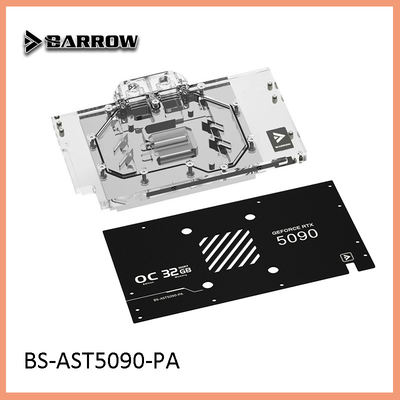 BARROW Water Block for ASUS TUF Gaming RTX 5090 32G Copper Cooling ...