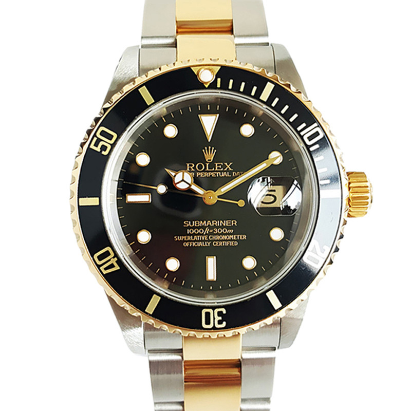 Luxury One Yuan Starts at 9.8 New Rolex Men's Watch Gold Black ...