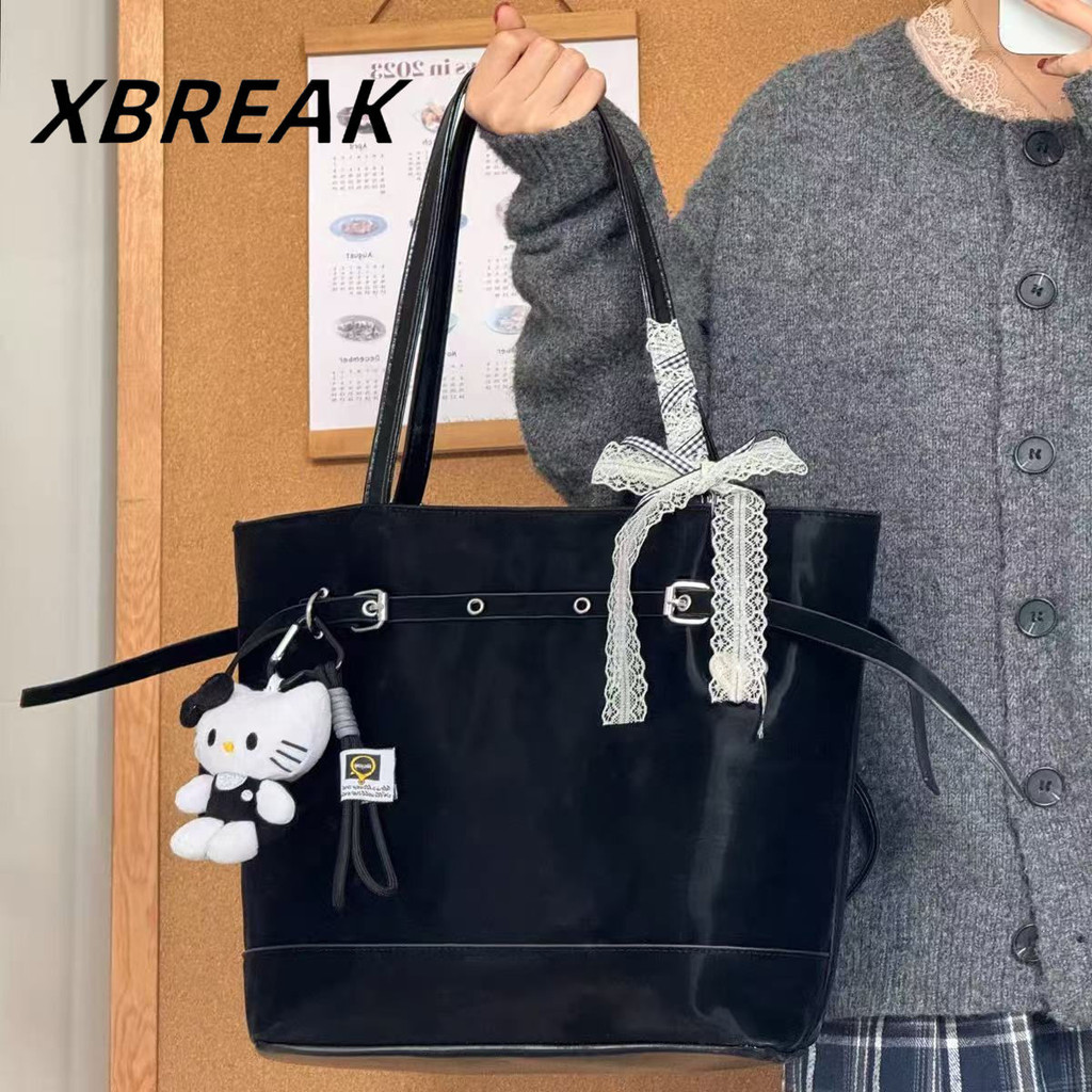 X XBREAK Water Gloss Laced-Up Tote Bag 2025kt Multi-Back Commuter All ...
