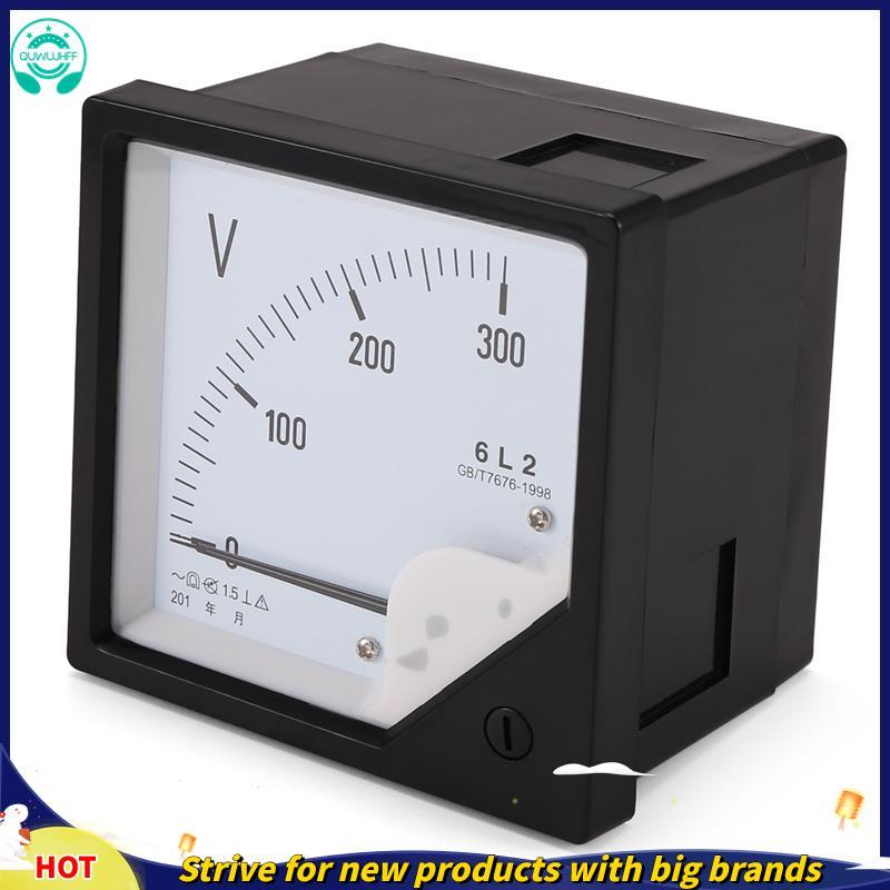 【quwujhff】6L2 Voltmeter Pointer Type Voltage Meter Mechanical Header ...