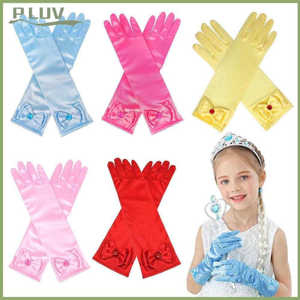 PLUVII Children Long Gloves Glove Princess Dance Performance Children's ...