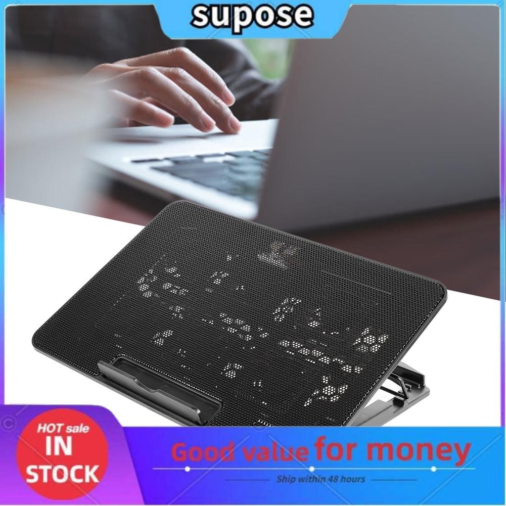 supose-ph Laptop Cooling Pad Cooler 6 Fans Angle Strong Airflow for ...