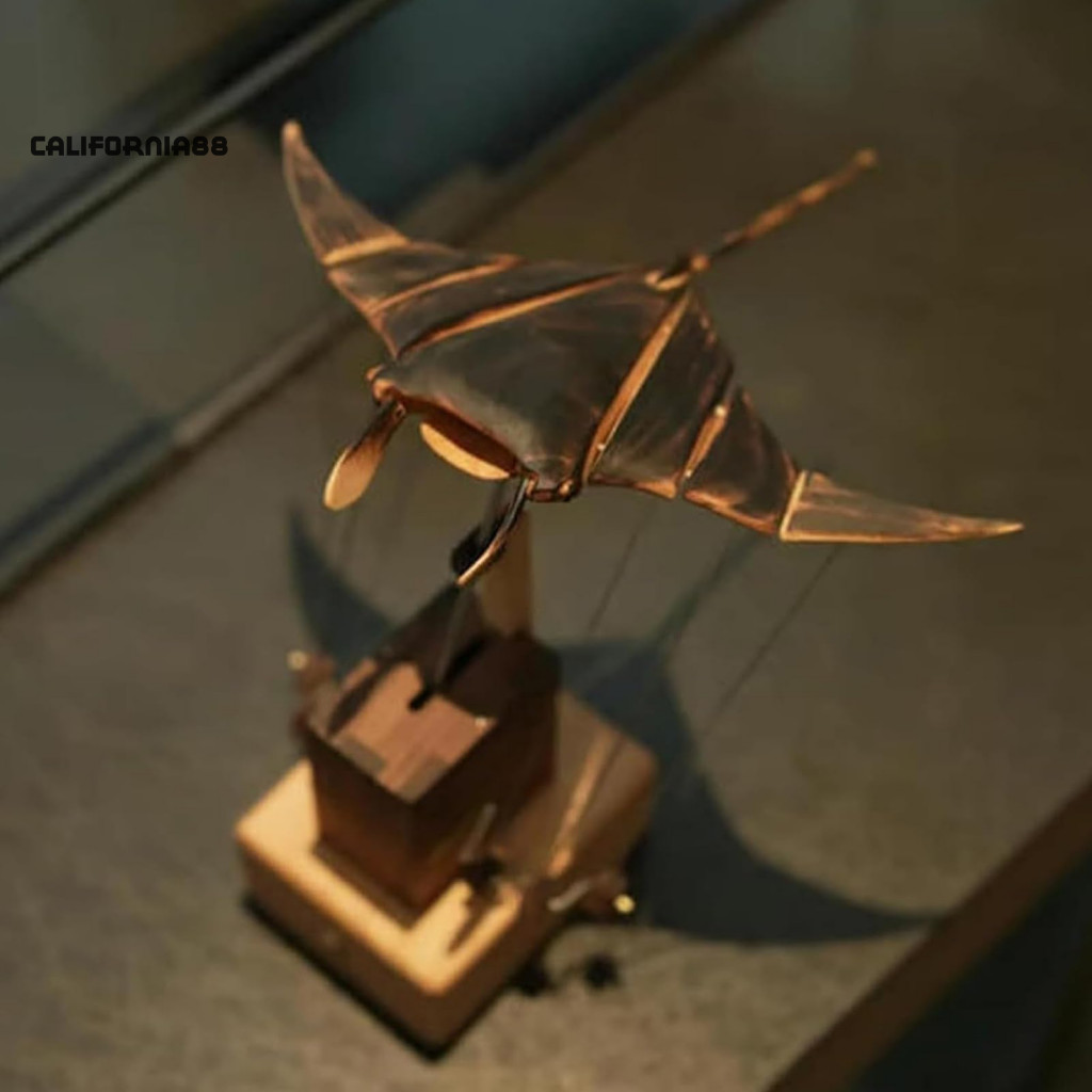 [CF] Electric Manta Ray Figurine Natural Wood Manta Ray Sculpture ...