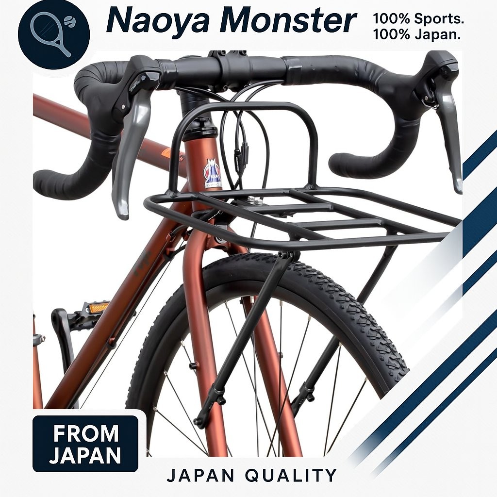 GORIX Front Rack for Bicycles, Gravel Roads, and Road Bikes, 700c Cargo ...
