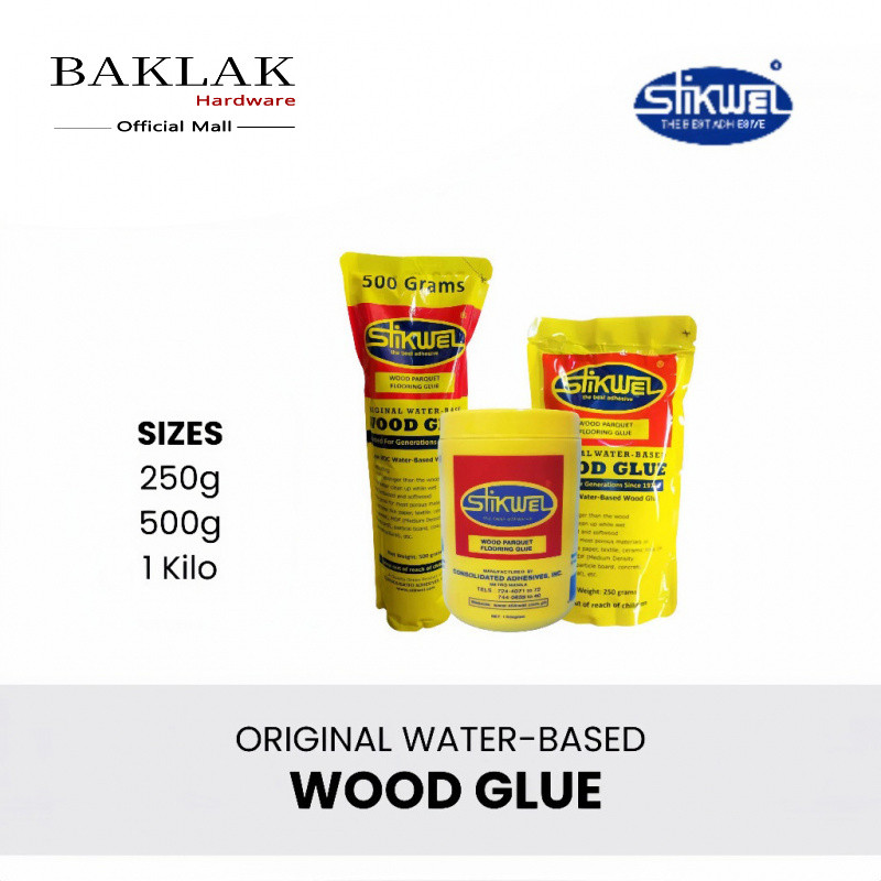 (250G / 500G / 1KG) STIKWEL WOOD PARQUET FLOORING GLUE - (Water Based ...