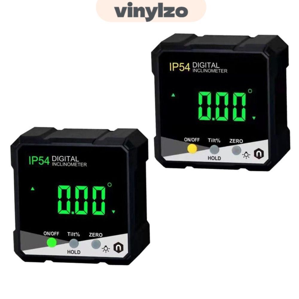 VINYLZO Digital Level Angle Gauge, Measuring Tool Magnetic Angle Finder ...