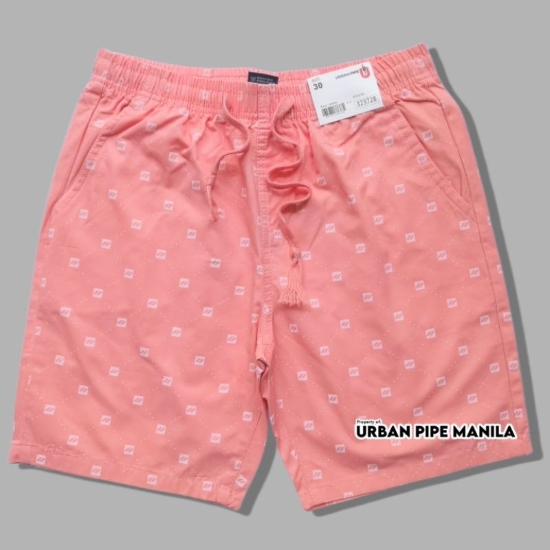 URBAN PIPE Chino shorts PRINTED lines ABOVE THE KNEE | Shopee Philippines