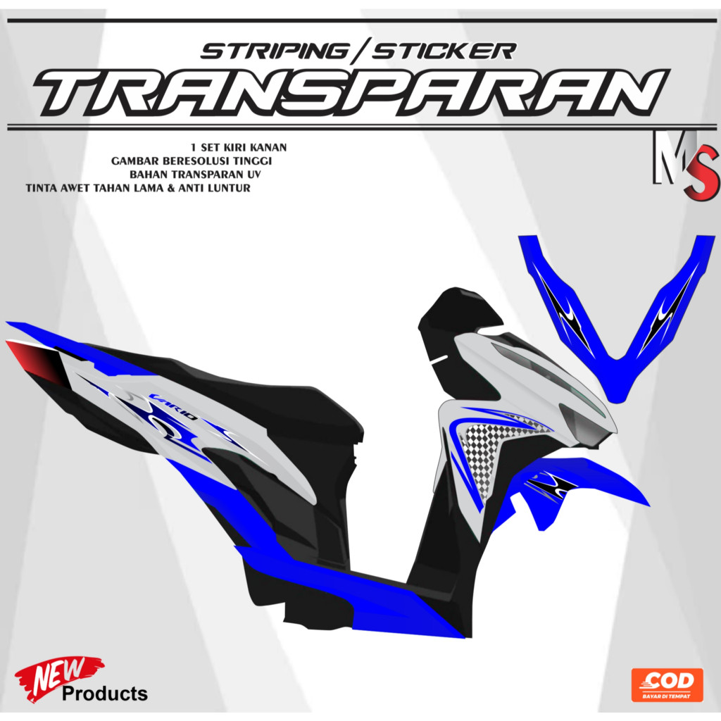 Transparent Striping Vario Gen 1 New Sticker Variation Chess Motif ...