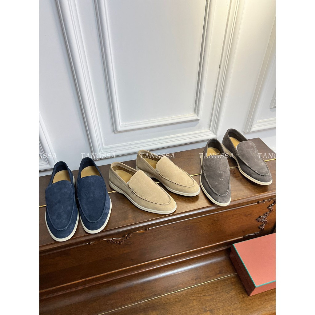 Slip-On Loafers / Selected Quality Old Money Style Single Shoes Suede ...