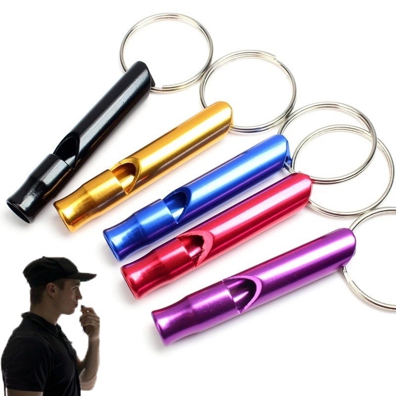 DDP Emergency Survival Whistle Double Tube with Lanyard – Loud Metal ...