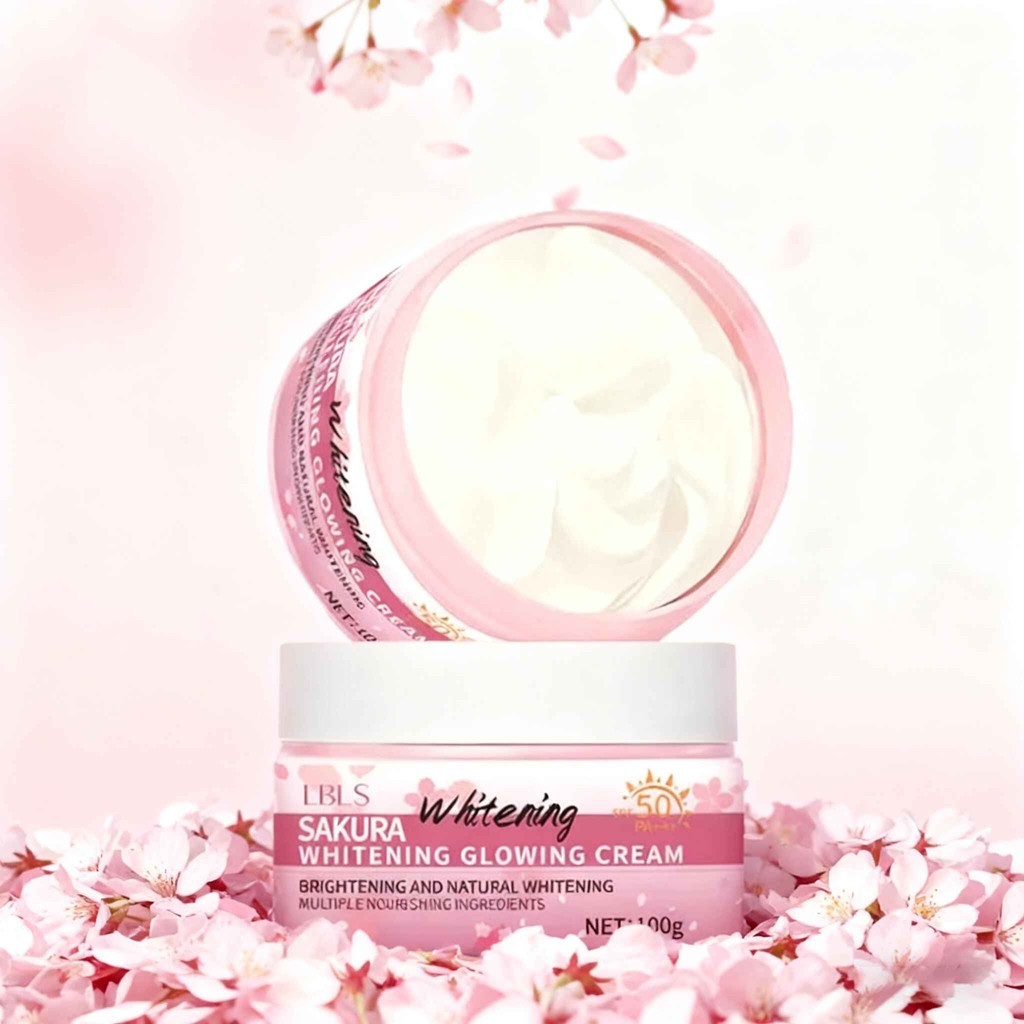 Sakura Facial Cream with Niacinamide Whitening Cream Tone Up Moist ...