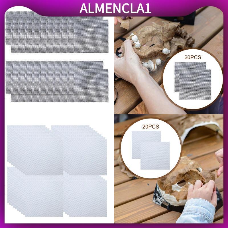 [Almencla1] 20 Pairs Fursuit Eyes Mesh Eye Mesh Sheet Mask Material Kit ...