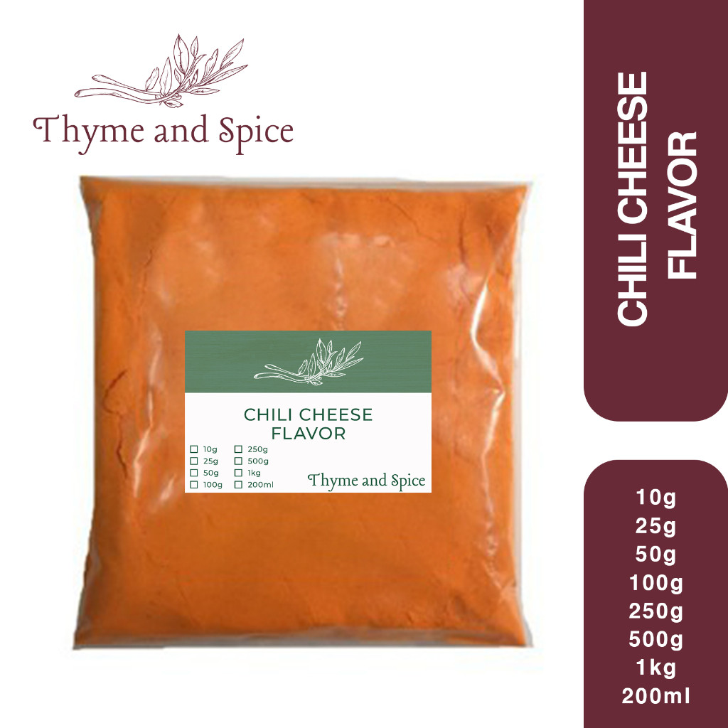 [POUCH] Chili Cheese Flavor Powder 25 50 100G (Fries/Wings Flavoring ...