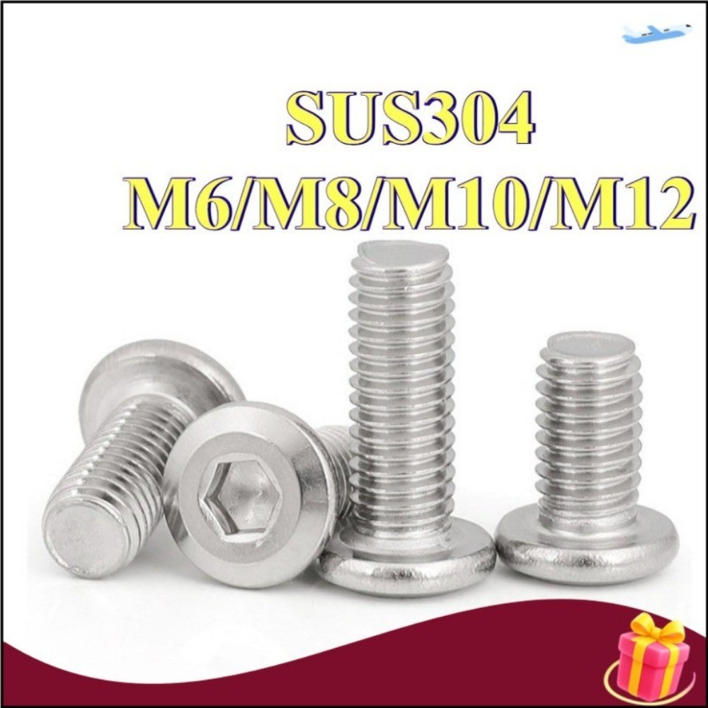 SS304 flat head chamfer screw M6*L6-120mm《WDY-MB》 | Shopee Philippines
