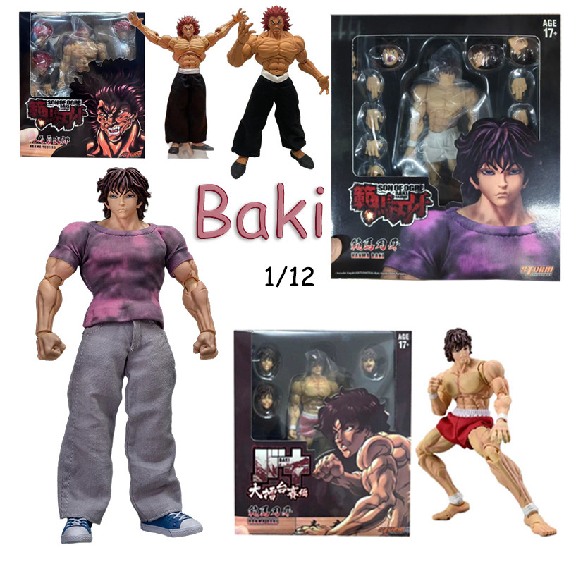 Storm Toy Baki Hanma 1/12 Action Figure Movable Joints Anime Grappler ...