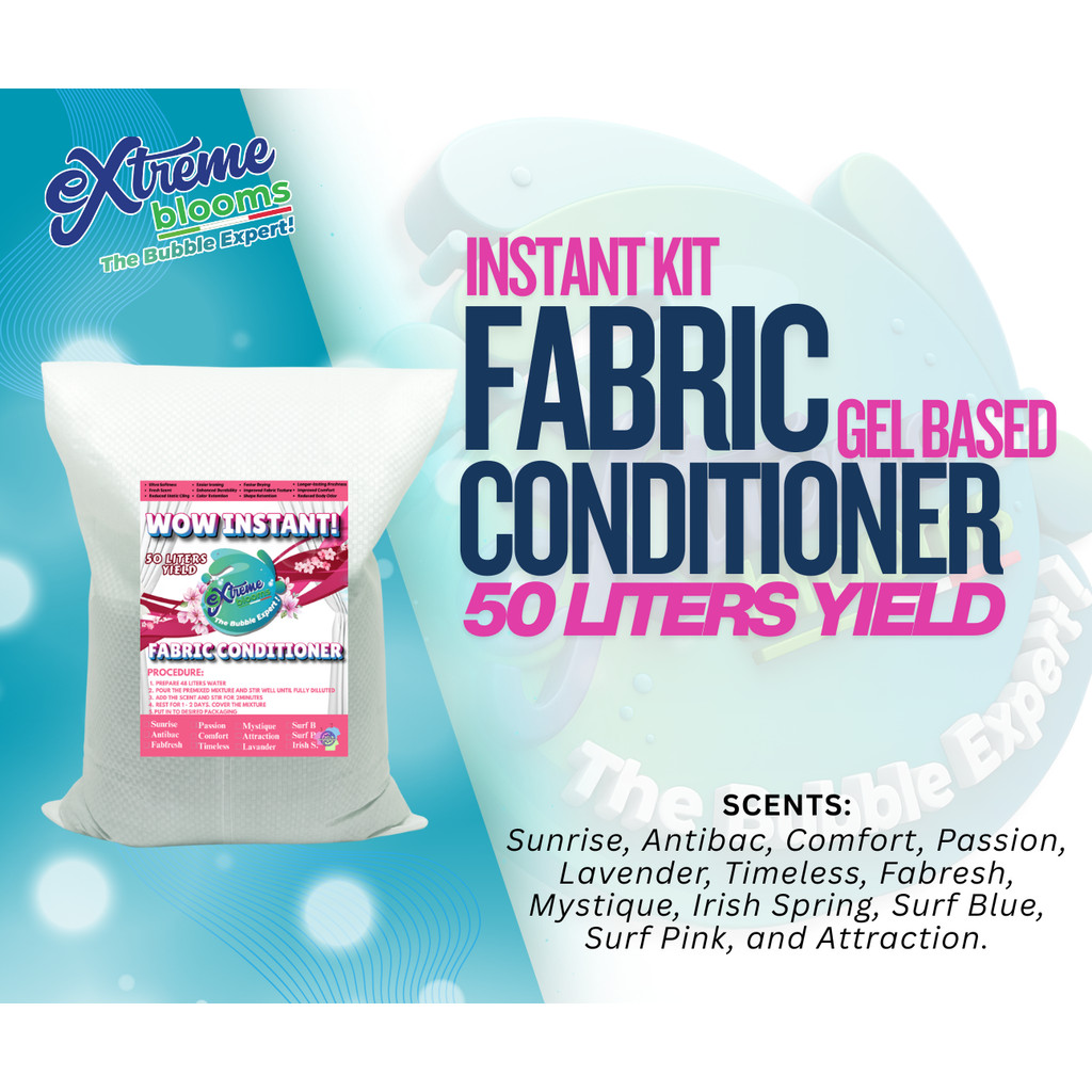 EXTREME BLOOMS - FABRIC CONDITIONER INSTANT MIX (2 EASY STEP MIX) 50 ...