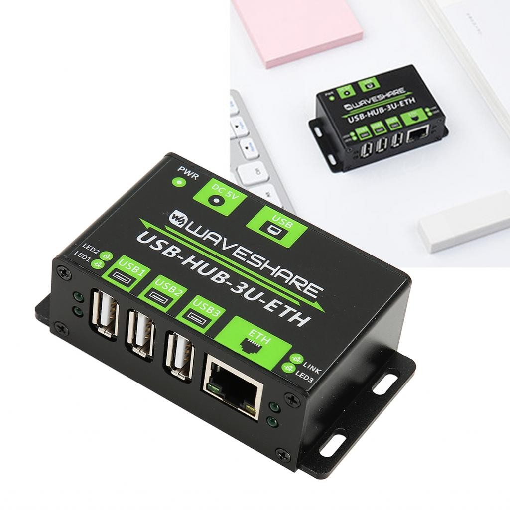 ttiitt-ph Yanmis USB HUB 3-Way Industrial Grade Port ESD Hub Adapter ...