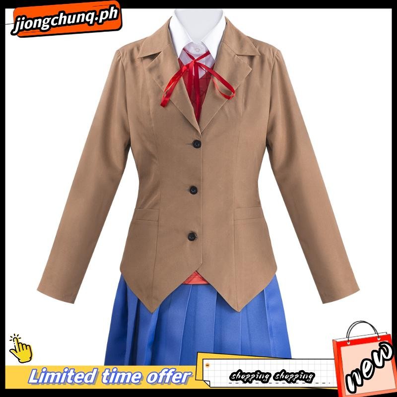 Game Doki Doki Literature Club Cosplay Sayori Natsuki Yuri Monika ...