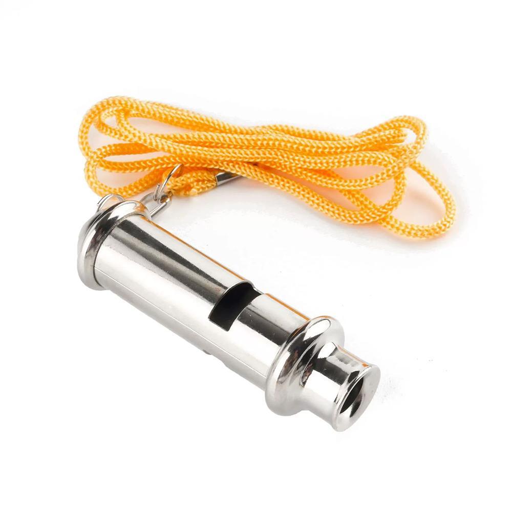 Stainless Steel Whistle Large Decibel Outdoor Life-saving Whistle ...