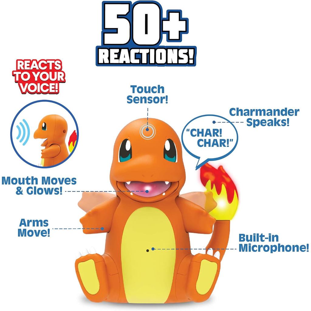 Pokémon Electronic & Interactive My Partner Charmander- Reacts to Touch ...