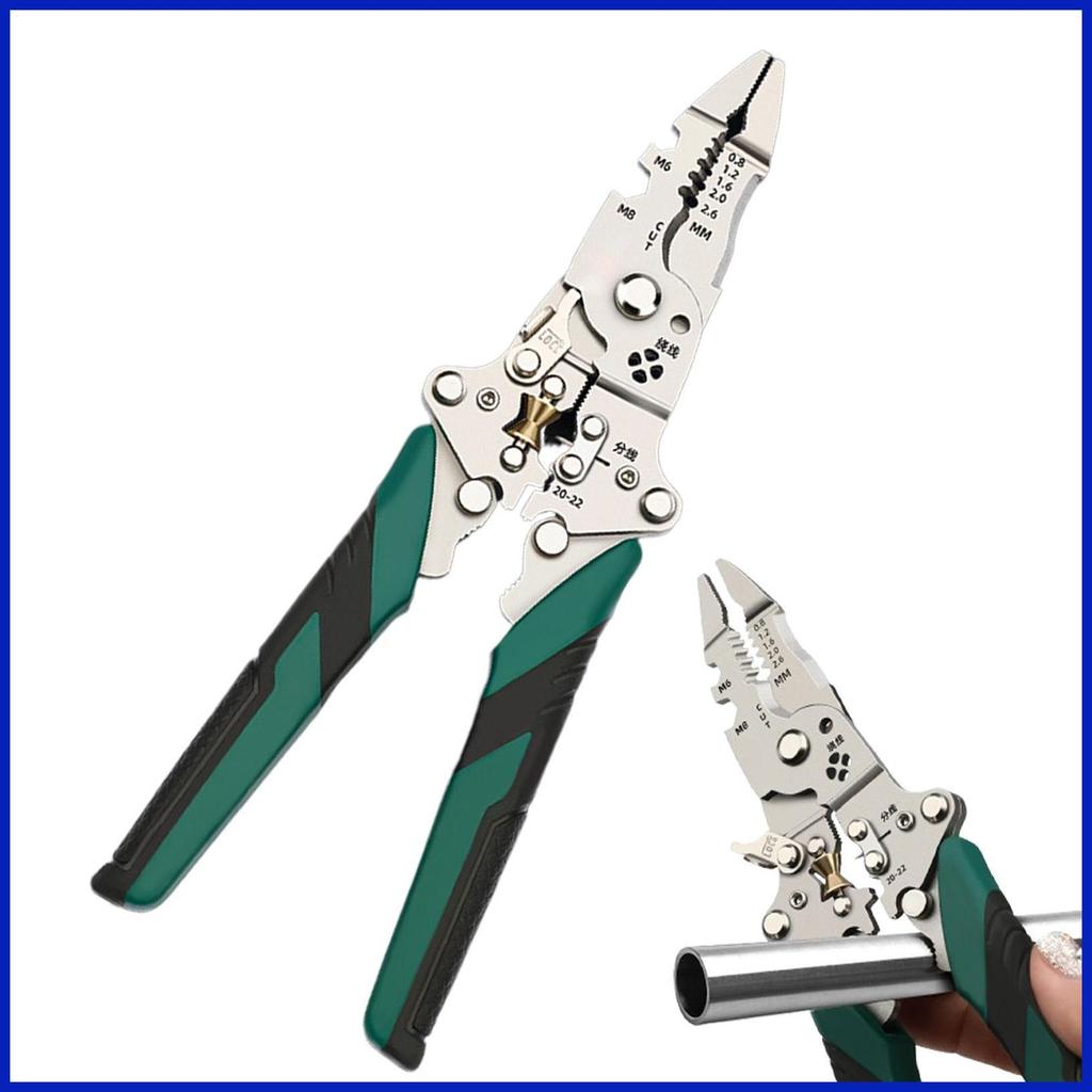 Wire Stripper Tool Foldable Cable Cutter Stripper Pliers Professional ...