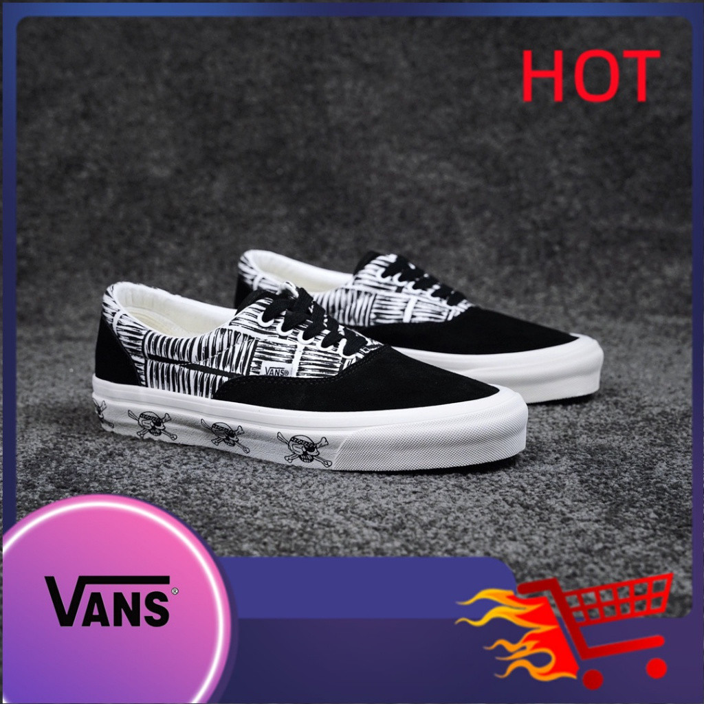 Offspring x Van Era 95 Reissue Herring Bone Co-branding Skull Pirate ...