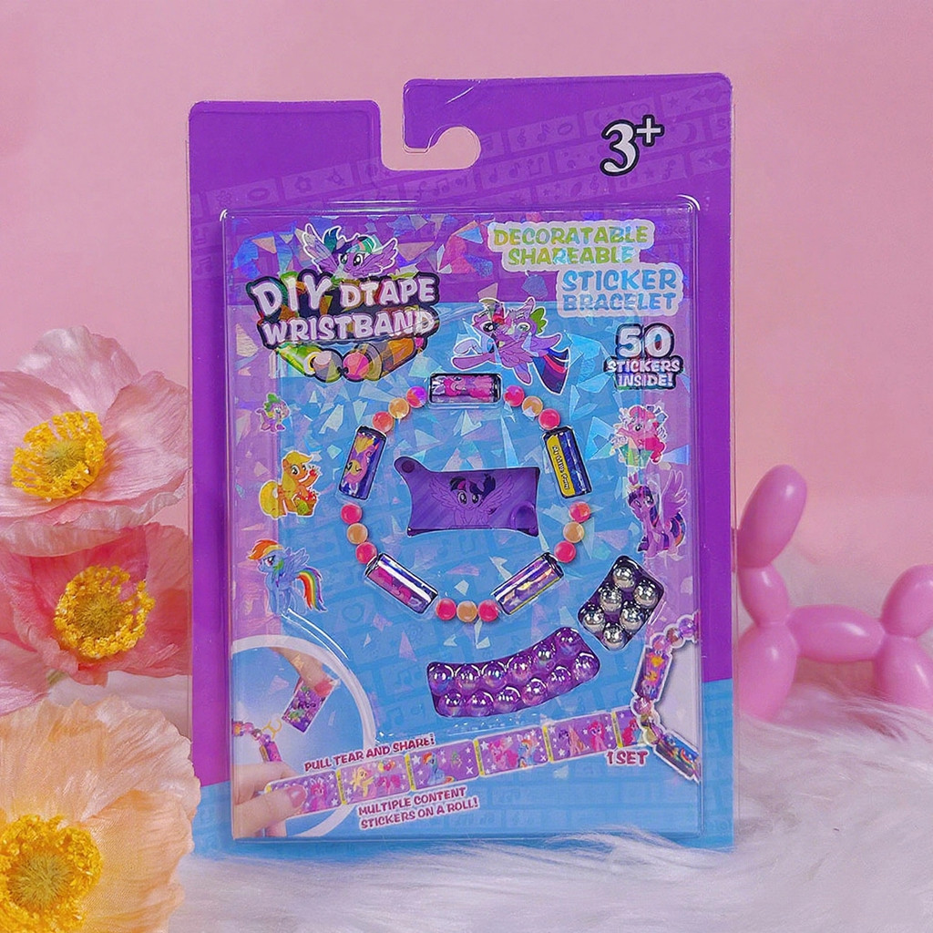 LOVEHOME 1 Set Creative Funny Stationery Stickers Roll Bracelet ...