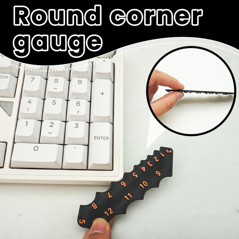 【EPPH】 Multi-Functional Radius Fillet Gage Convex Arc Measure Gauge ...