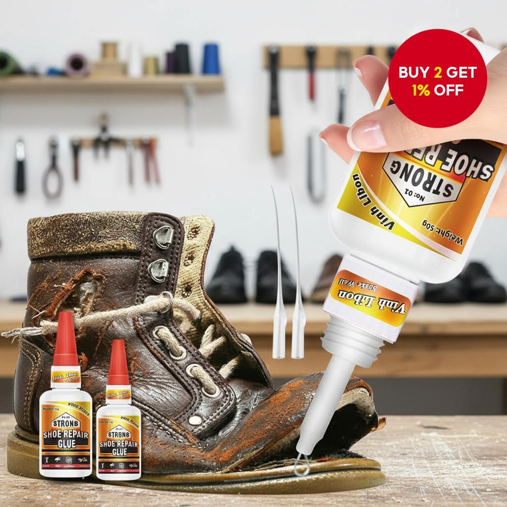 Heavy Duty Shoe Fix Adhesive - Ultra Bonding for Loose Soles & Cracks ...