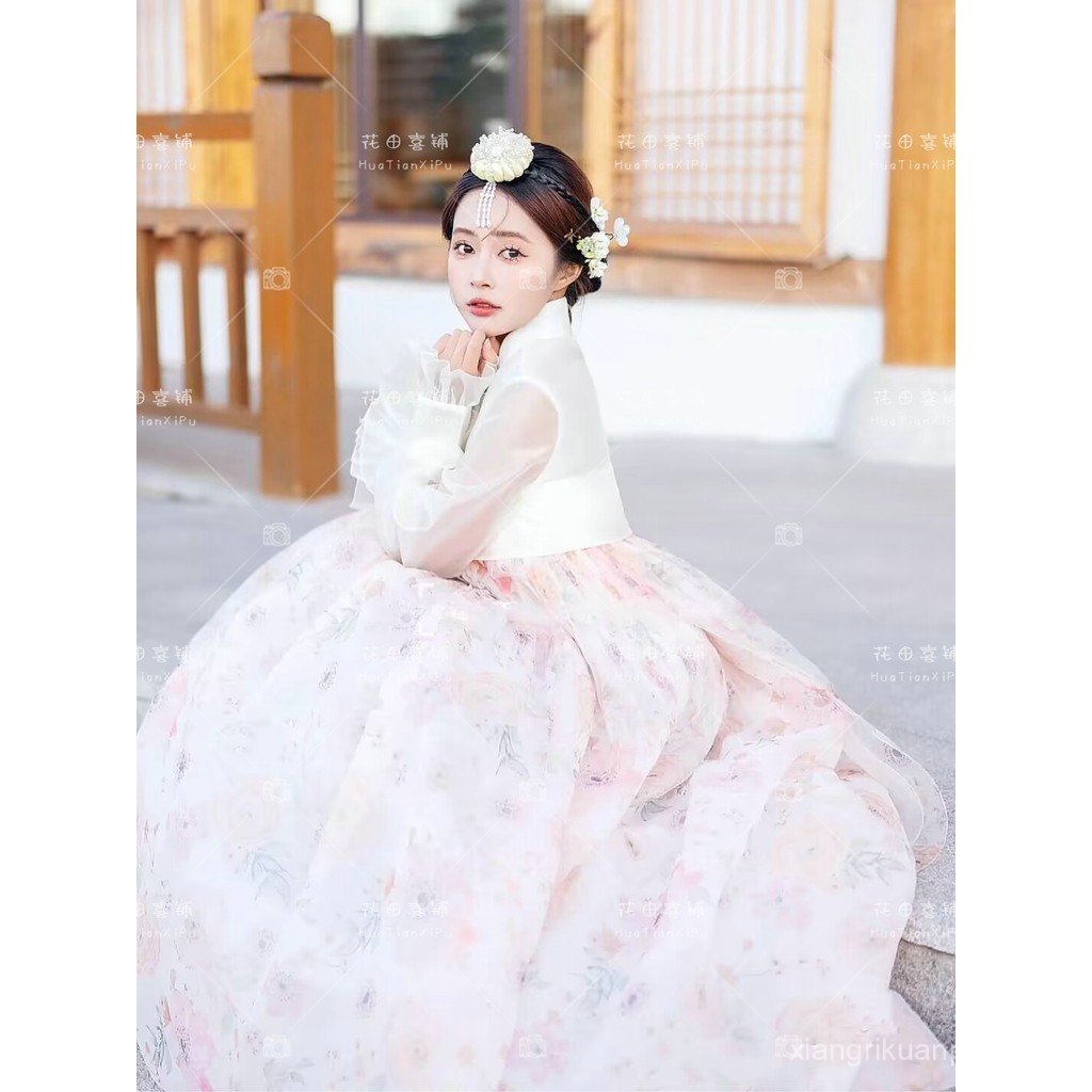 New Korean Ethnic Clothing Women's Traditional Hanfu Studio Photo Shoot ...