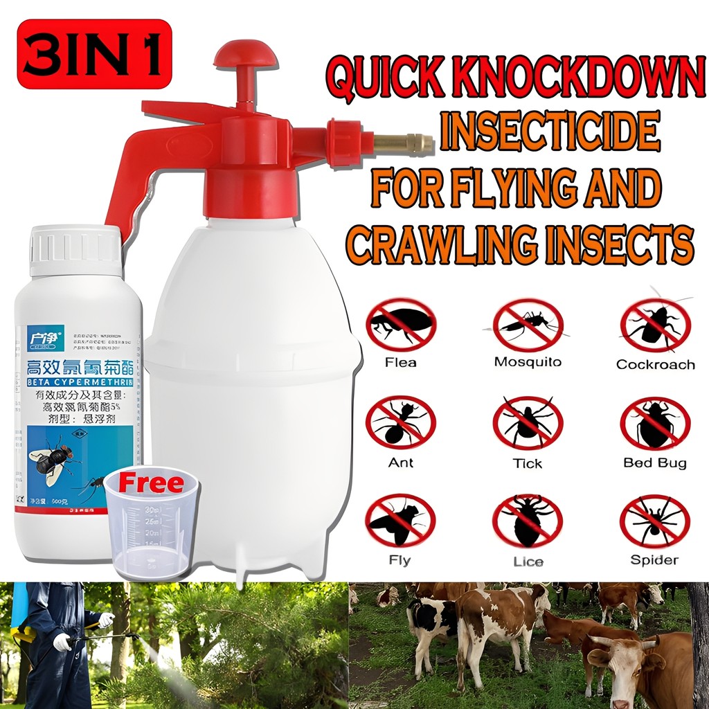 Cypermethrin Insecticide Fly Killer Spray Can Be Diluted Into 50L for ...